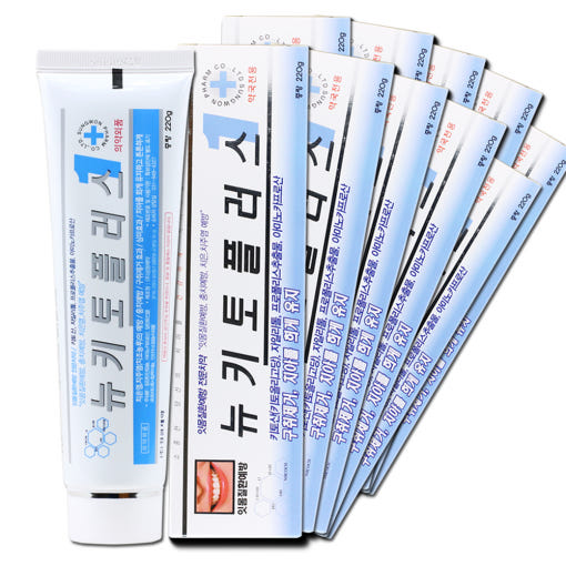 사자코리아 - 뉴키토플러스원 치약 220g x 10개 /키토산 자일리톨